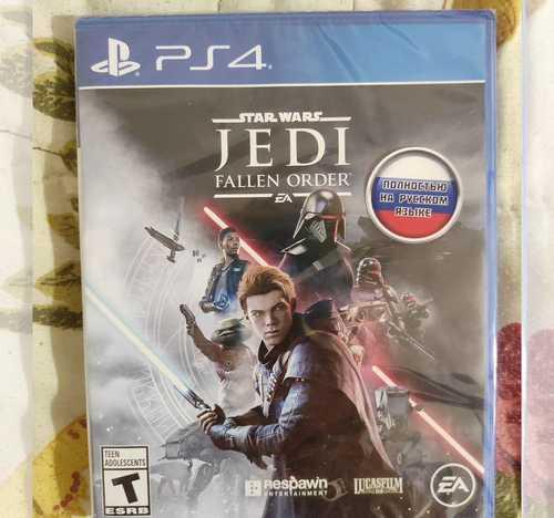 Диски ps4 Star Wars fallen order новый