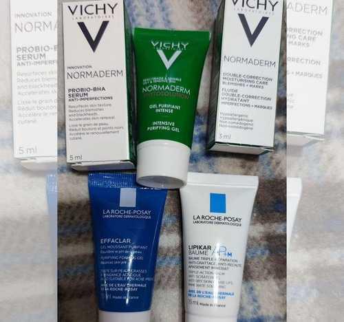 Пробники vichy, la roche posay