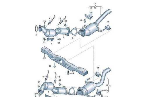 Audi Q7 4L Катализатор