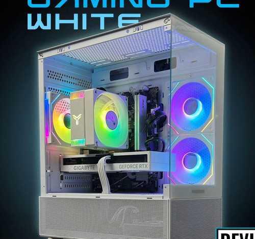 Gaming PC White: i5-12400F/ RTX 4060/ 16GB/ NEW