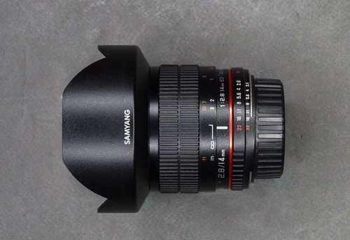 Samyang 14mm f/2.8 II 2ver Nikon обмен