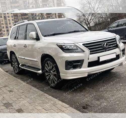 Светодиодные фары Lexus LX 570 12-15 LED 3 линзы 7VD