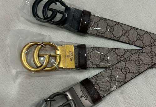 Ремень женский Gucci двухсторонний кожаный