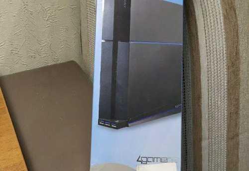 Вертикальная подставка для PS4 с USB хабом