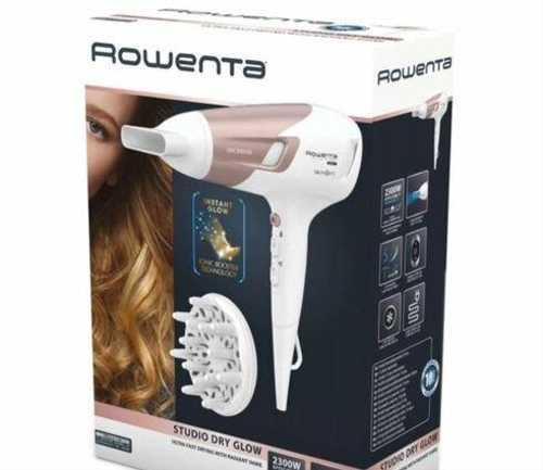 Фен для волос новый Rowenta studio DRY glow