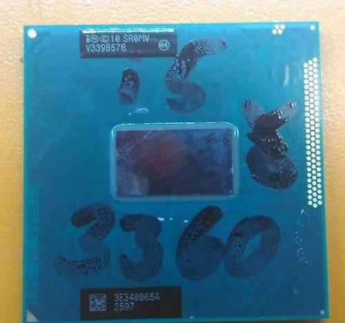 SR0MV Intel Core i5-3360M 2 ядра, 2,8GHz