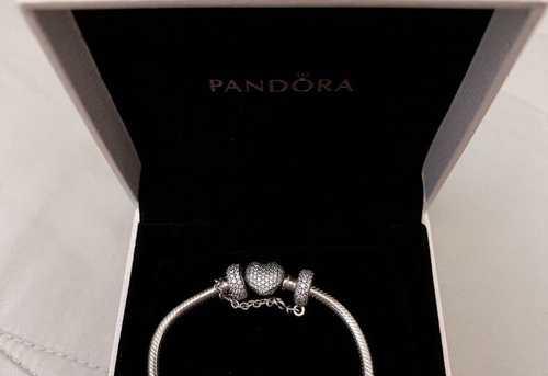 Бласлет Pandora серебряный