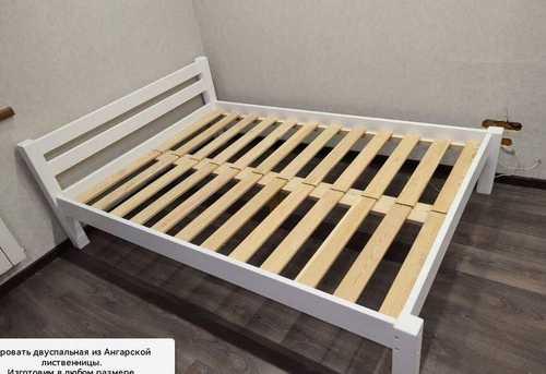 Кровать деревянная, лиственница