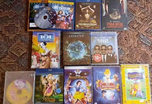 Blu ray 3D фильмы и на CD цены в описании