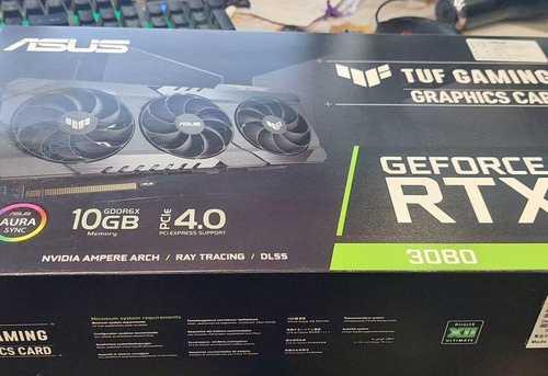 Коробка видеокарты Asus geforce RTX 3080 10GB