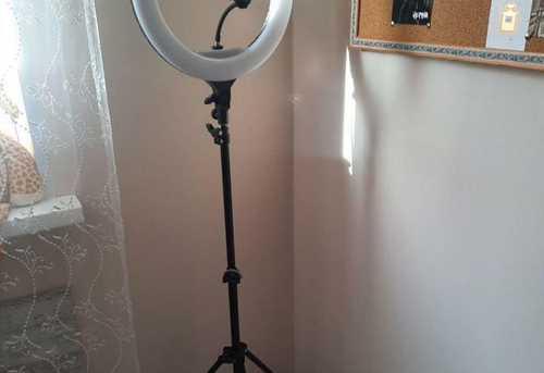 Кольцевая лампа со штативом 35 см