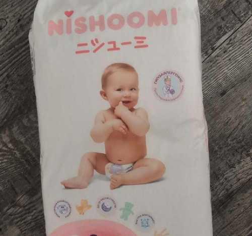 Подгузники nishoomi 3