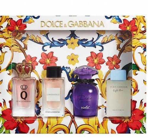 Dolce Gabbana коллекция миниатюр женских ароматов