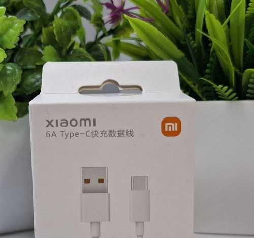 Кабель usb type c xiaomi 6A Оригинал