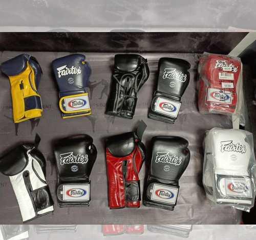 Боксёрские перчатки Fairtex BGV9 кожаные