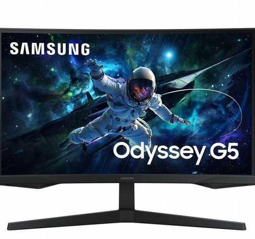 Монитор 27" Samsung Odyssey G5 S27CG550EI VA 2560x1440 1ms hdmi, DisplayPort #401817