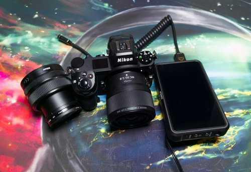 Nikon Z6II + atomos ninja V + 2 объектива