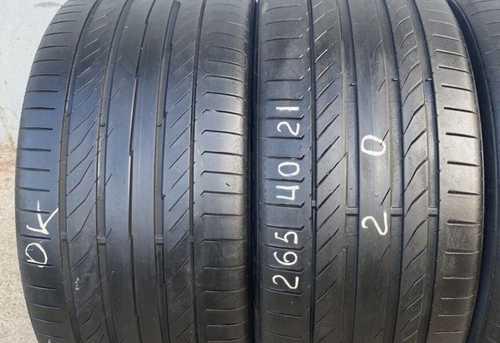 Continental ContiSportContact 5P 295/35 R21 и 265/40 R21