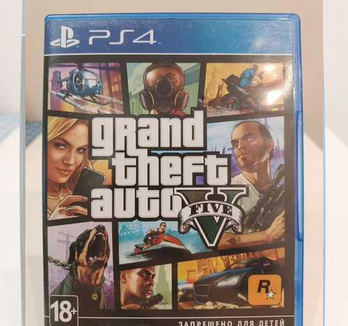 Grand Theft Auto V (GTA V) PS4 диск