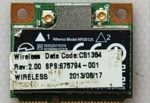 Wi-Fi wlan PCI-E для Atheros AR5B125 SPS