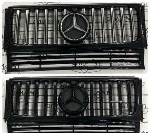 Решетка радиатора на Mercedes G w463 GT
