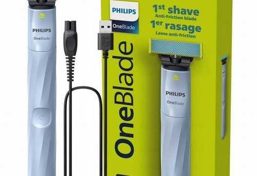 Электробритва Philips Oneblade QP1324/20, голубой