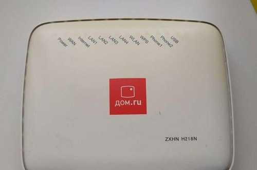 Wi-Fi роутер ZTE zxhn H218N
