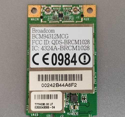 Wi fi модуль для ноутбука Broadcom BCM94312MCG