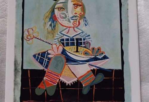 Картина Пикассо "Дочь художника"на керамике