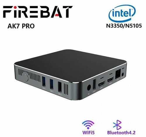 Мини-пк неттоп N3350/6GB RAM/64GB SSD