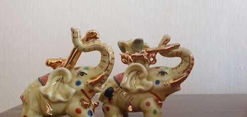 Статуэтка слоны керамические