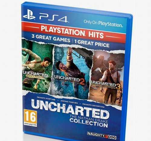 Игра Uncharted Коллекция Натан Дрейк (PS4)