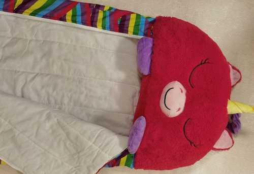 Детский спальный мешок подушка
