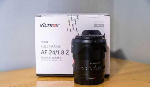 Объектив Viltrox AF 24mm f/1.8 Nikon Z