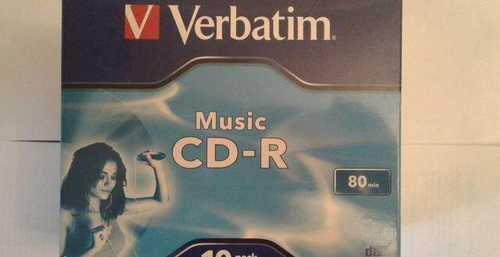 Фирменные новые CD диски аудио Verbatim