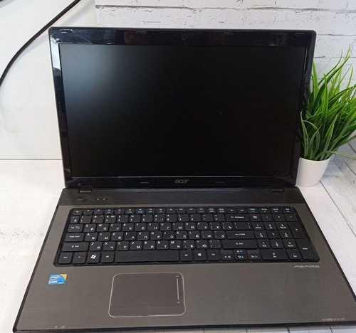 Ноутбук Acer Aspire 7741 / 4Gb. DDR3 / SSD 120Gb