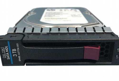 Жесткий диск HP 657736-001 3Tb sataiii 3,5" HDD