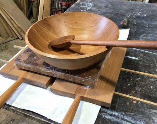 Набор деревянной посуды