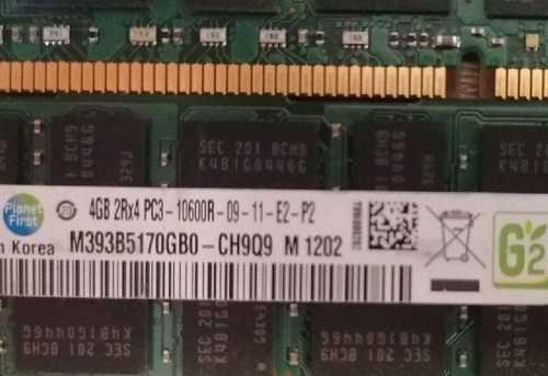 Серверная Оперативная память DDR3 Samsung 4Gb