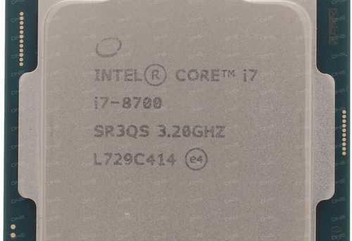 Комплект Процессор Intel Core i7-8700+asus prime B