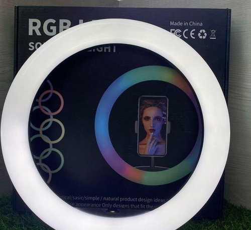 Кольцевая лампа RGB LED soft ring lightmj33+Новый