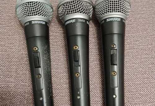 Микрофоны Shure SM58 original