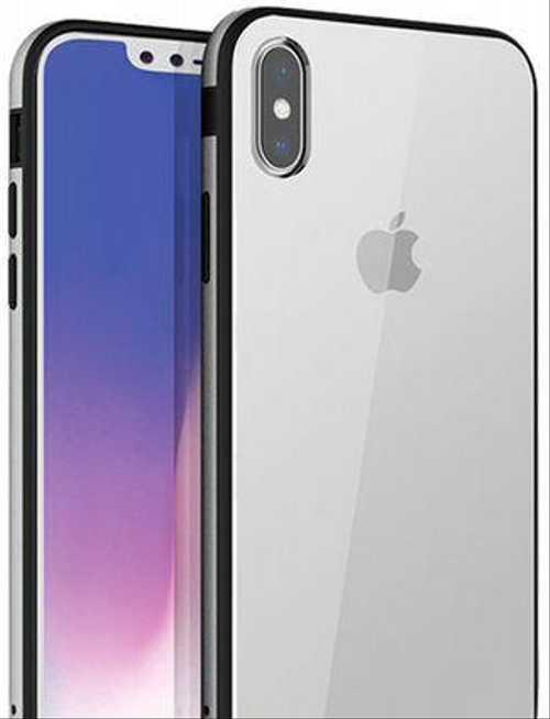 Чехол Uniq для iPhone XS Max Valencia Clear Silver