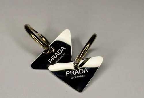 Серьги prada