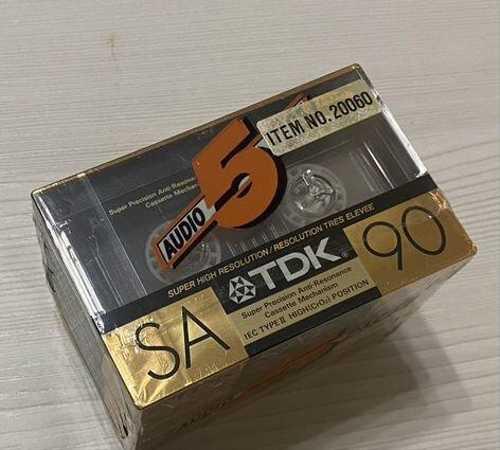 Аудиокассеты новые TDK SA90