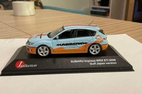 Subaru impreza WRX STI gulf, blue