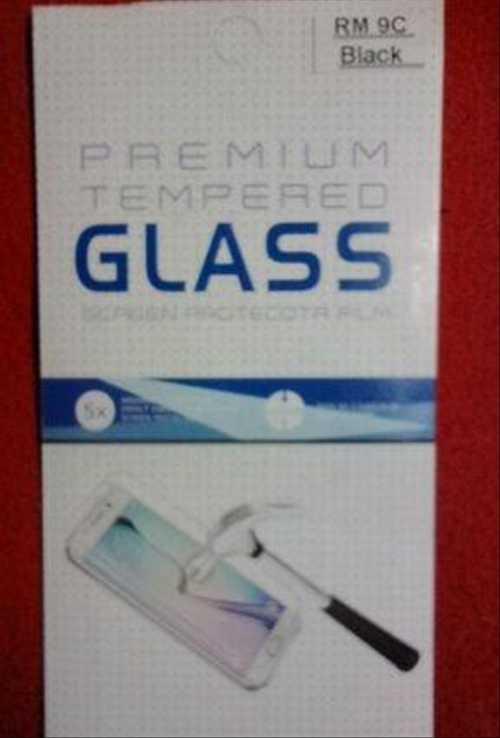 Защитное олеофобное, ударопрочное стекло для RM 9C