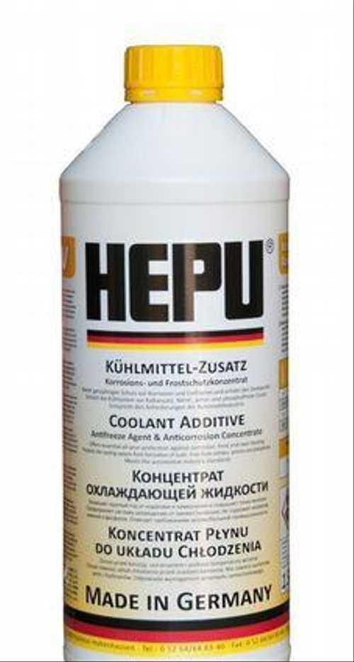 Антифриз Hepu P999YLW (жёлтый,концентрат) 1.5л