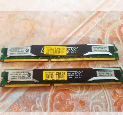 Оперативная память DDR3 Crucial Ballistix 8GB