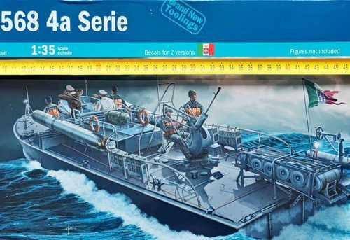 1/35 торп. катер M.A.S 568 4a. Italeri 5608